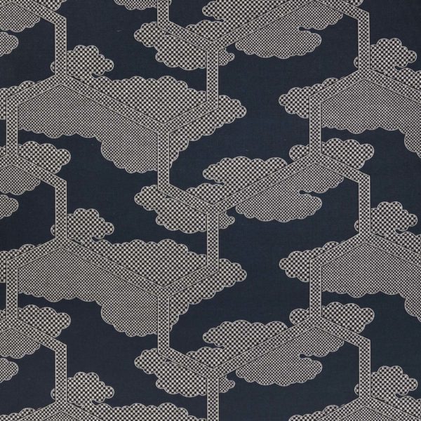 Kumo Cloud Ink Blue (Woven) - Jennifer Shorto